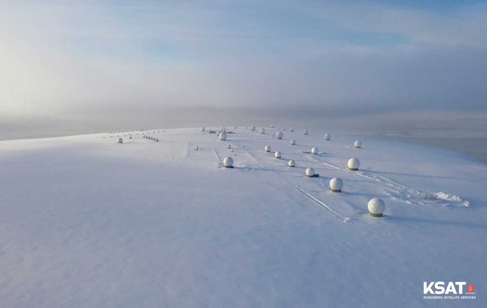 KSAT has installed antenna number 100 at Svalbard Ground Station - KSAT ...